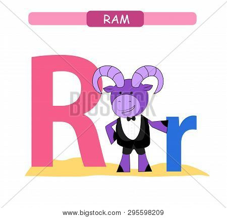 Letter R Funny Vector & Photo (Free Trial) | Bigstock