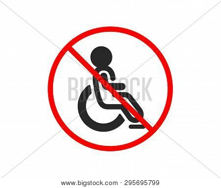 No Stop. Disabled Vector & Photo (Free Trial) | Bigstock
