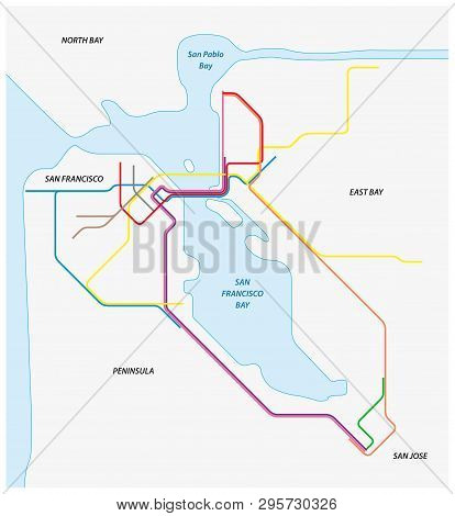 Metro Map San Vector & Photo (Free Trial) | Bigstock