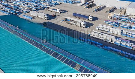 Aerial View Warehouse Image & Photo (Free Trial) | Bigstock