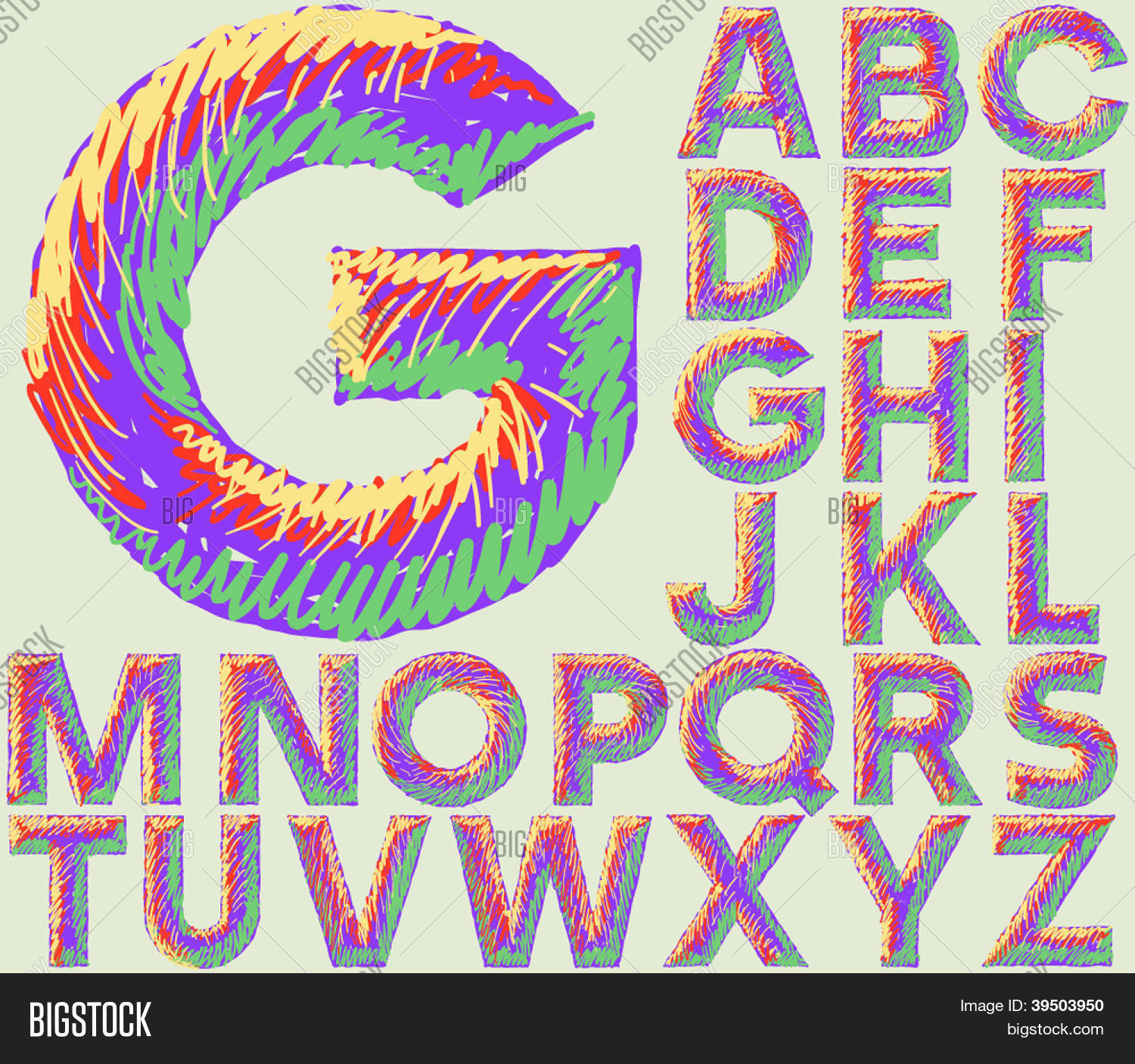 Colorful Sketch Vector & Photo (Free Trial) | Bigstock