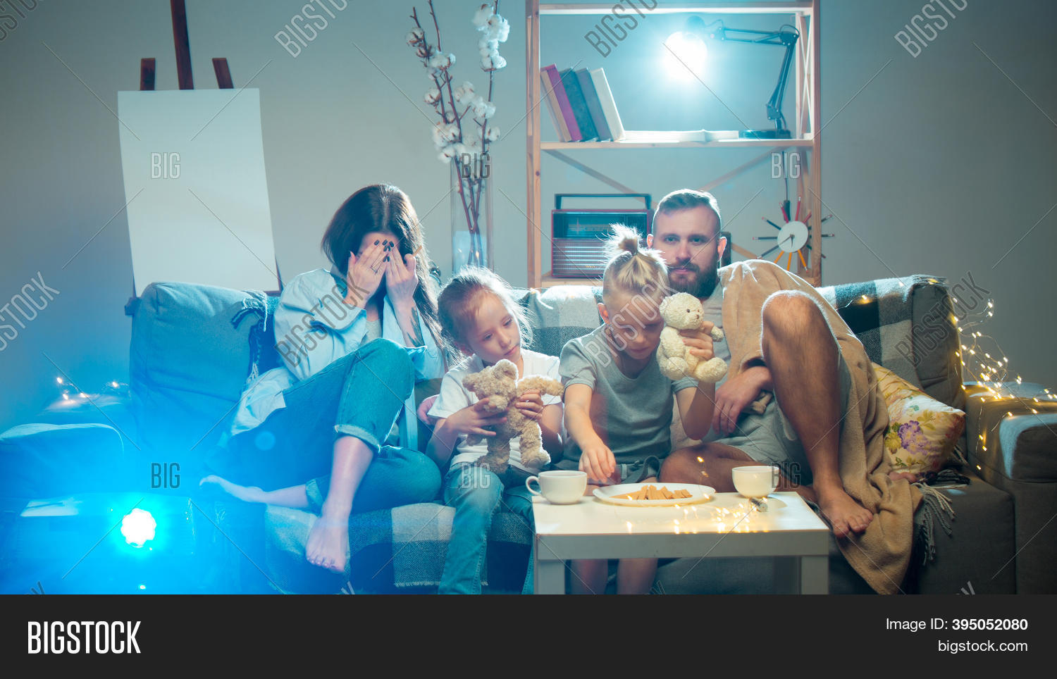 Night. Happy Family Image & Photo (Free Trial) | Bigstock