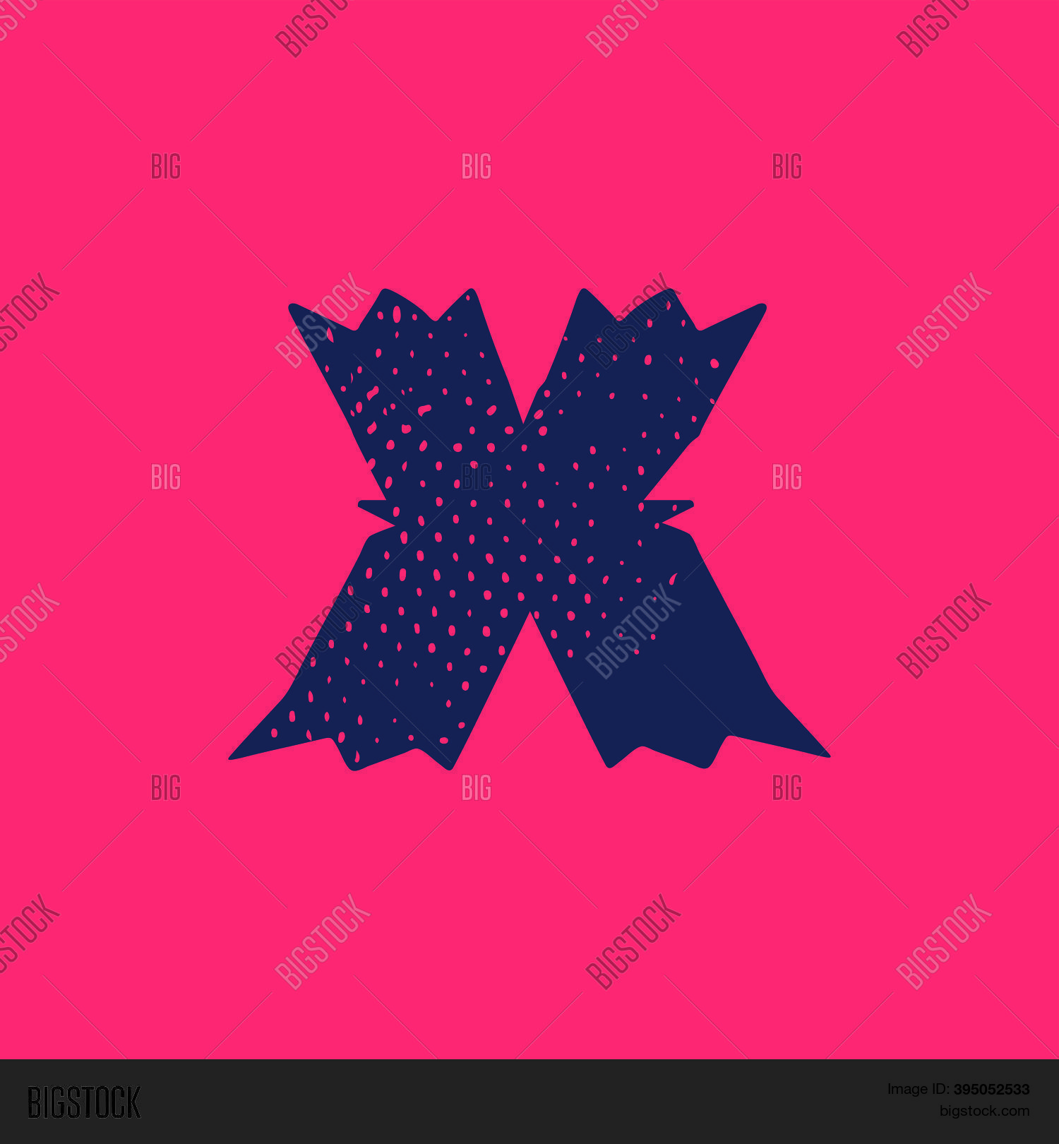 X Letter Logo Horror Vector & Photo (Free Trial) | Bigstock