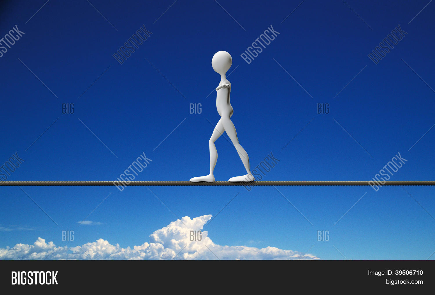 Tightrope Walker Image & Photo (Free Trial) | Bigstock