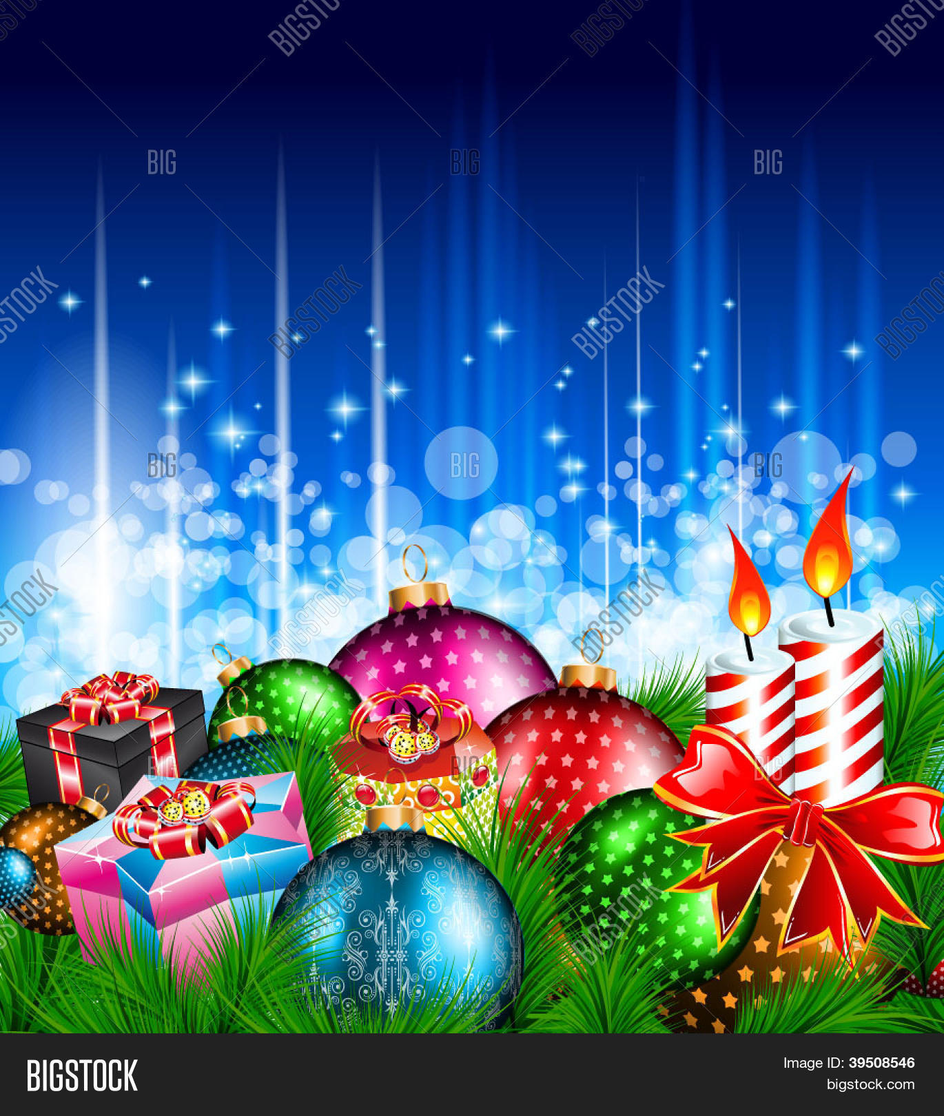 Vector y foto Flyer De Navidad Cl (prueba gratis) | Bigstock