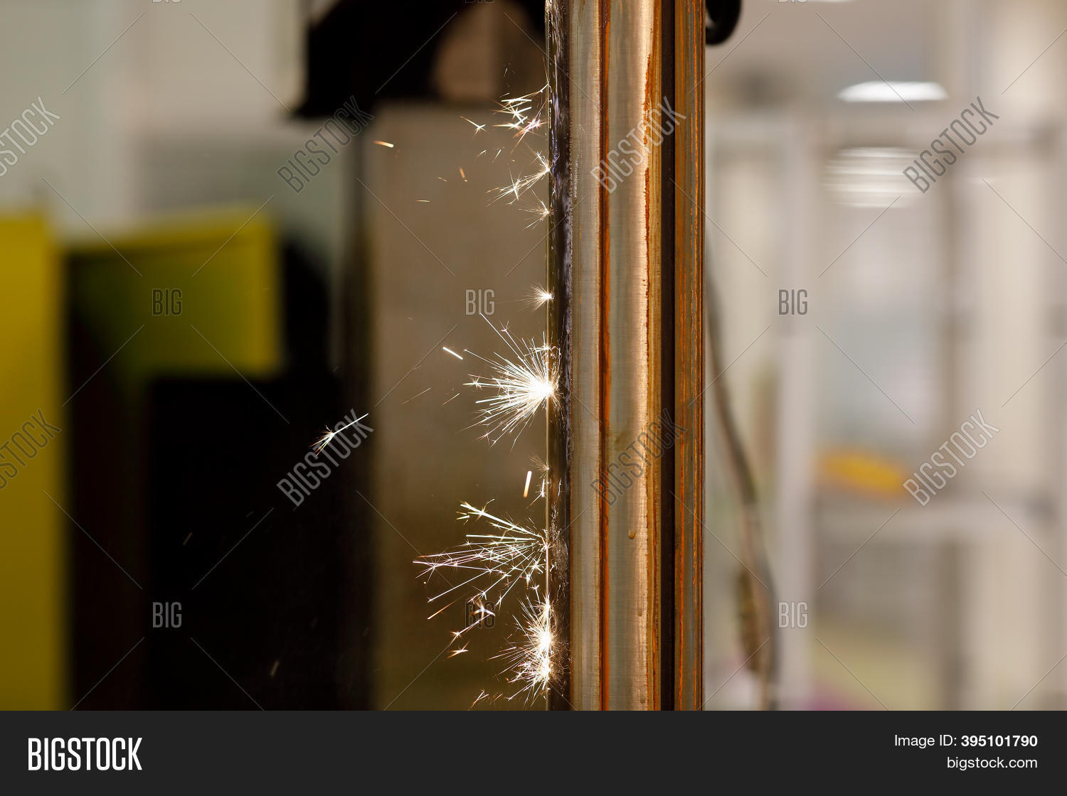 Spark Eroding Process Image & Photo (Free Trial) | Bigstock