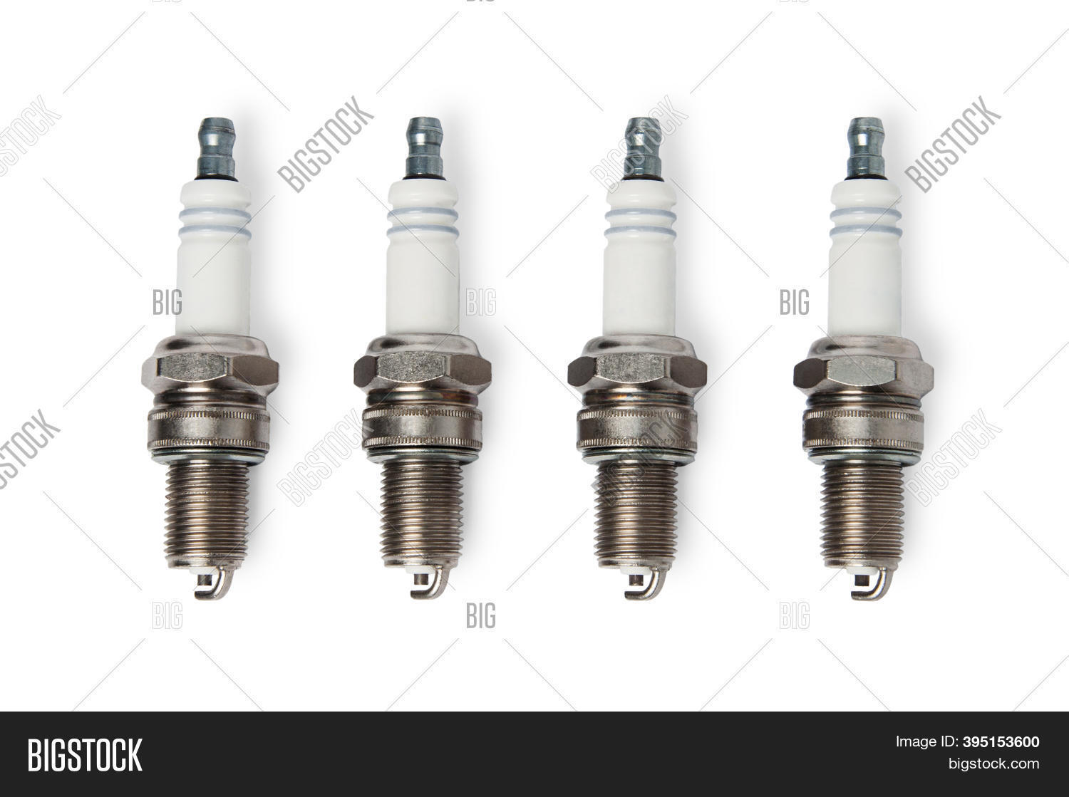 Four Spark Plugs Image & Photo (Free Trial) | Bigstock