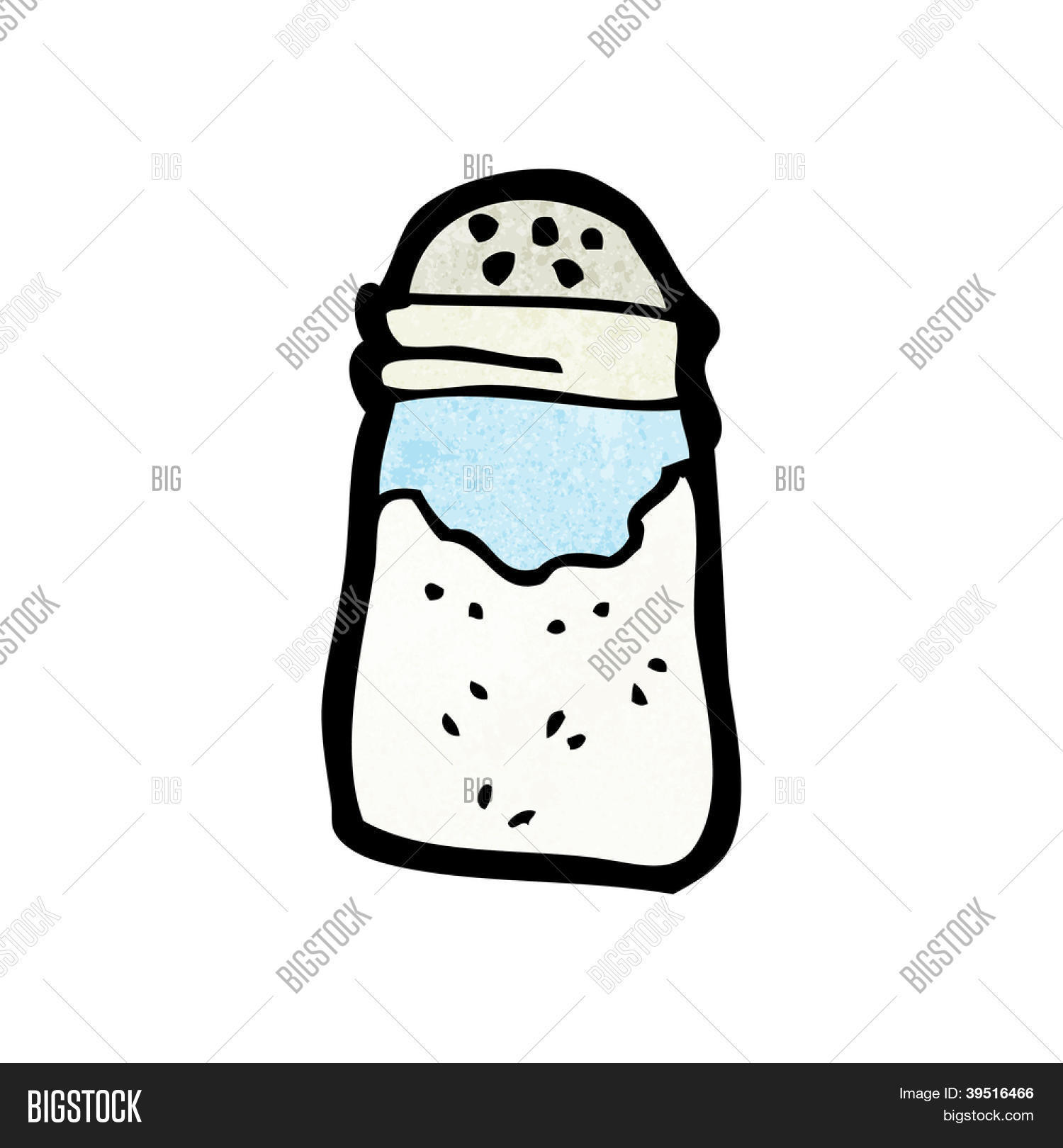 Cartoon Salt Shaker Vector & Photo (Free Trial) | Bigstock