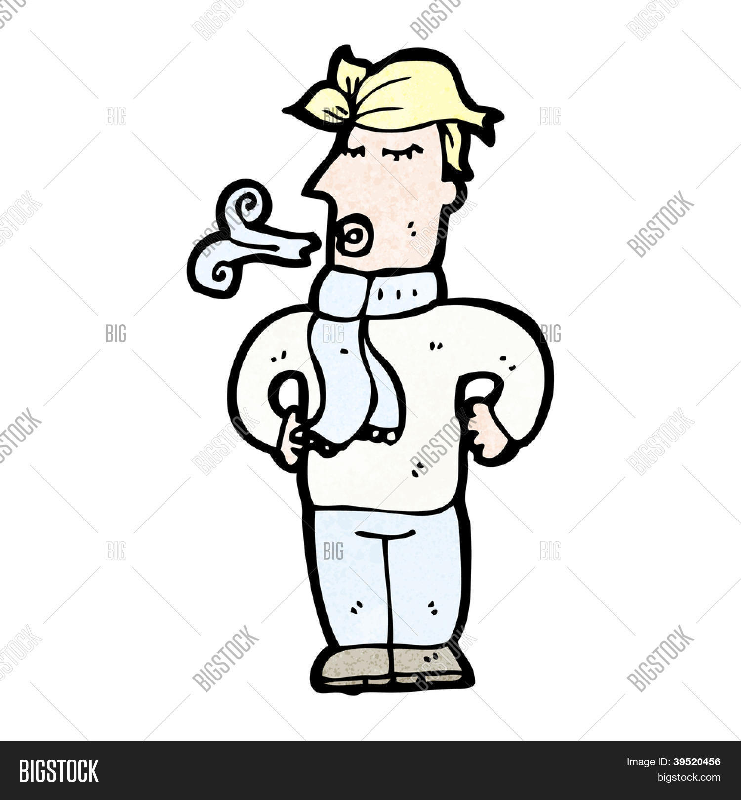 Cartoon Man Cold Vector & Photo (Free Trial) | Bigstock
