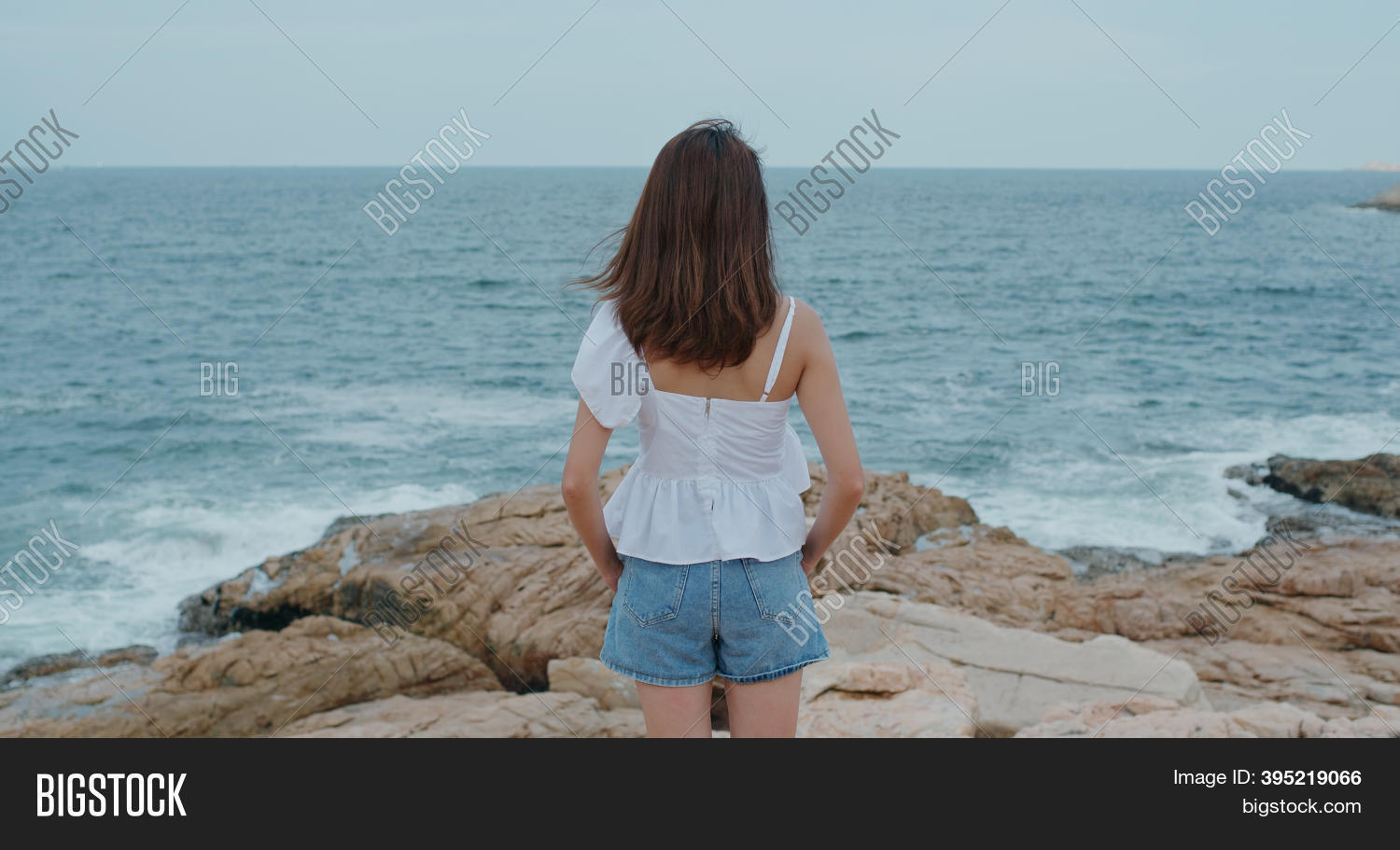 Woman Enjoy Sea View Image & Photo (Free Trial) | Bigstock