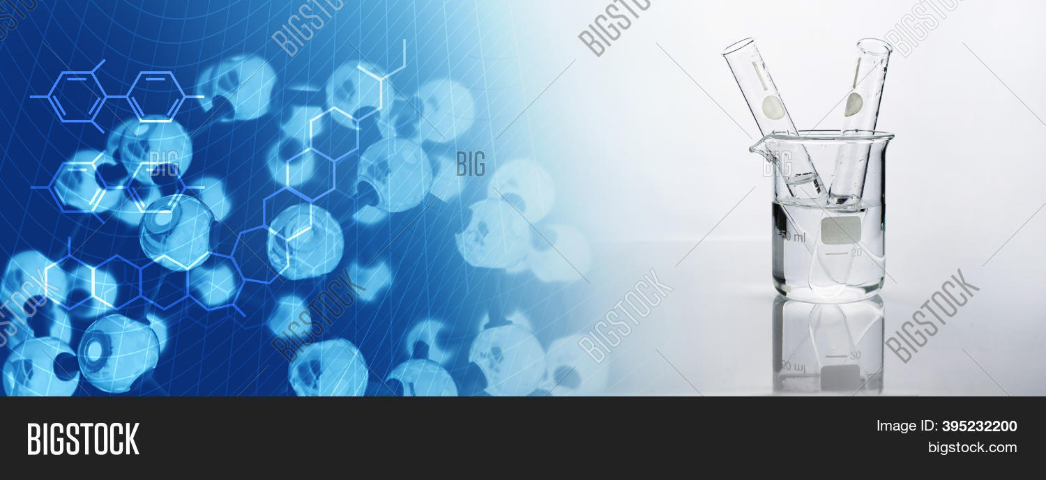 Blue Molecular Image & Photo (Free Trial) | Bigstock