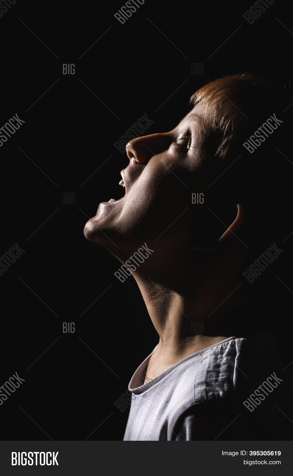 Boy Screaming His Head Image & Photo (Free Trial) | Bigstock