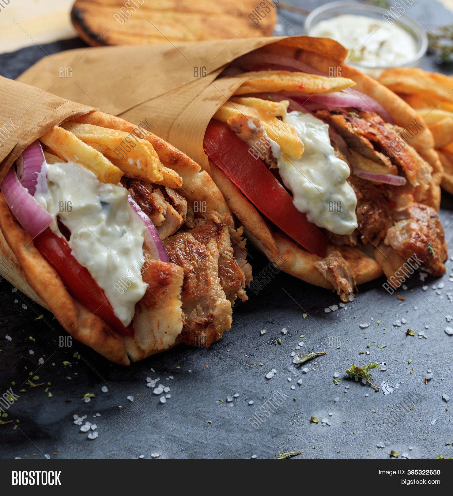 Gyros Grilled Meat Image & Photo (Free Trial) | Bigstock