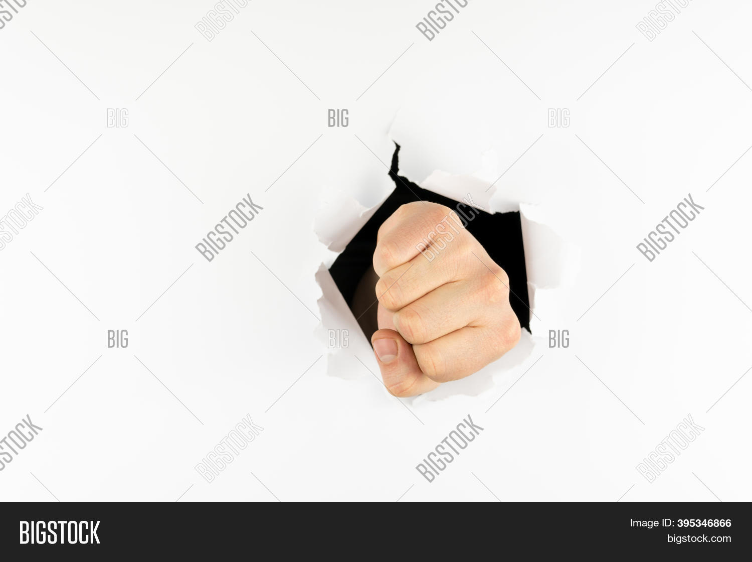 Fist Breaks Through Image & Photo (Free Trial) | Bigstock