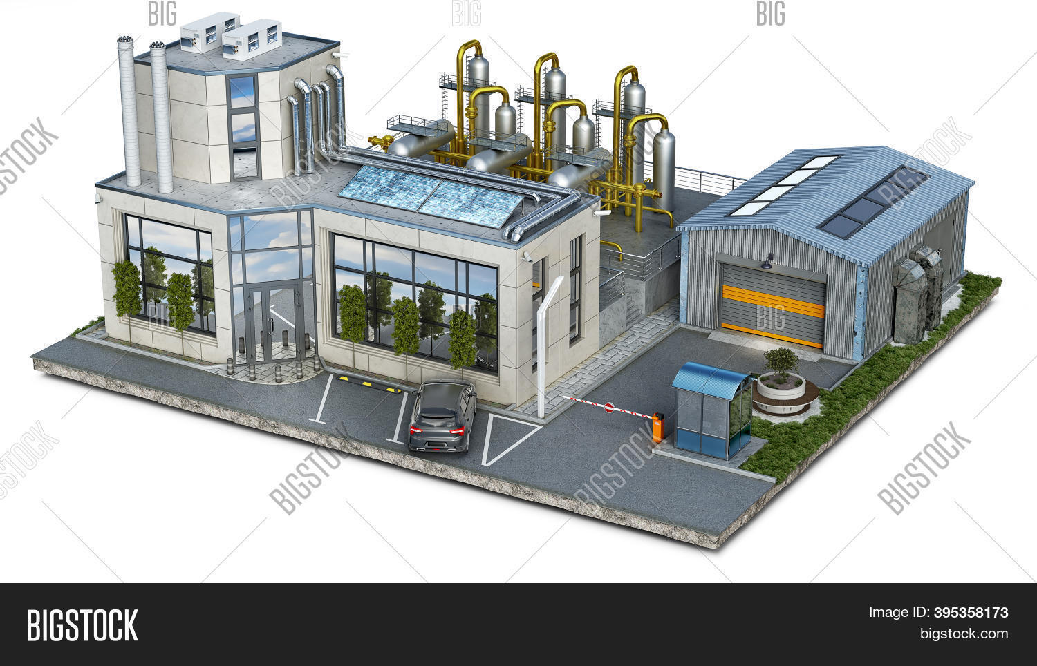 Modern Factory Image & Photo (Free Trial) | Bigstock