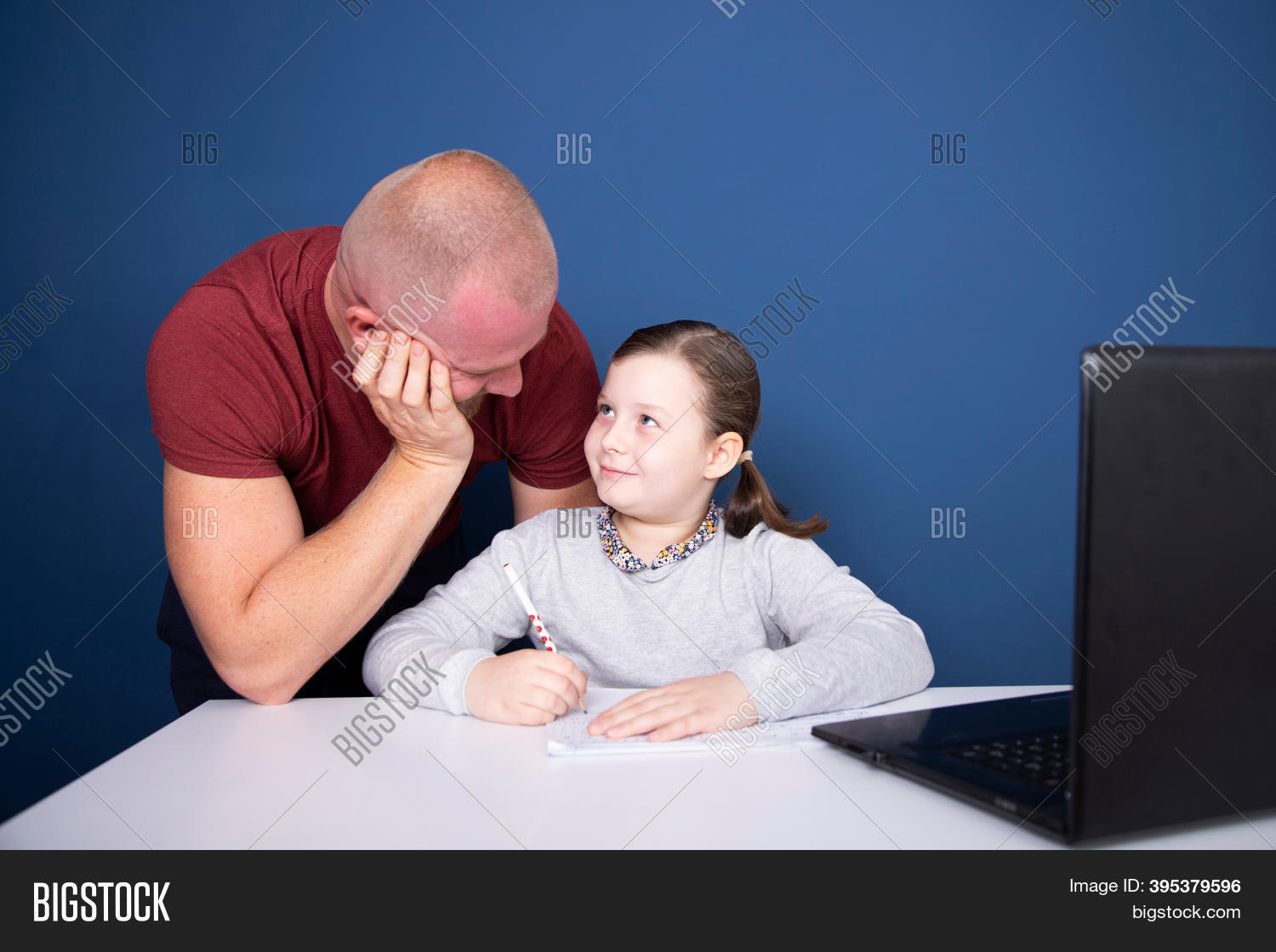 Father Helping Her Image & Photo (Free Trial) | Bigstock