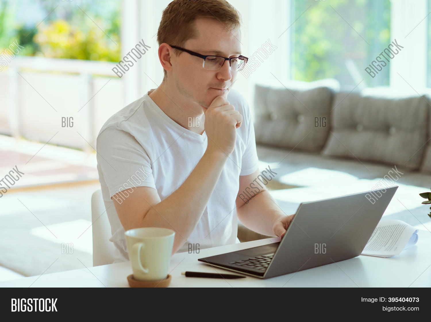 Serious Young Man Image & Photo (Free Trial) | Bigstock