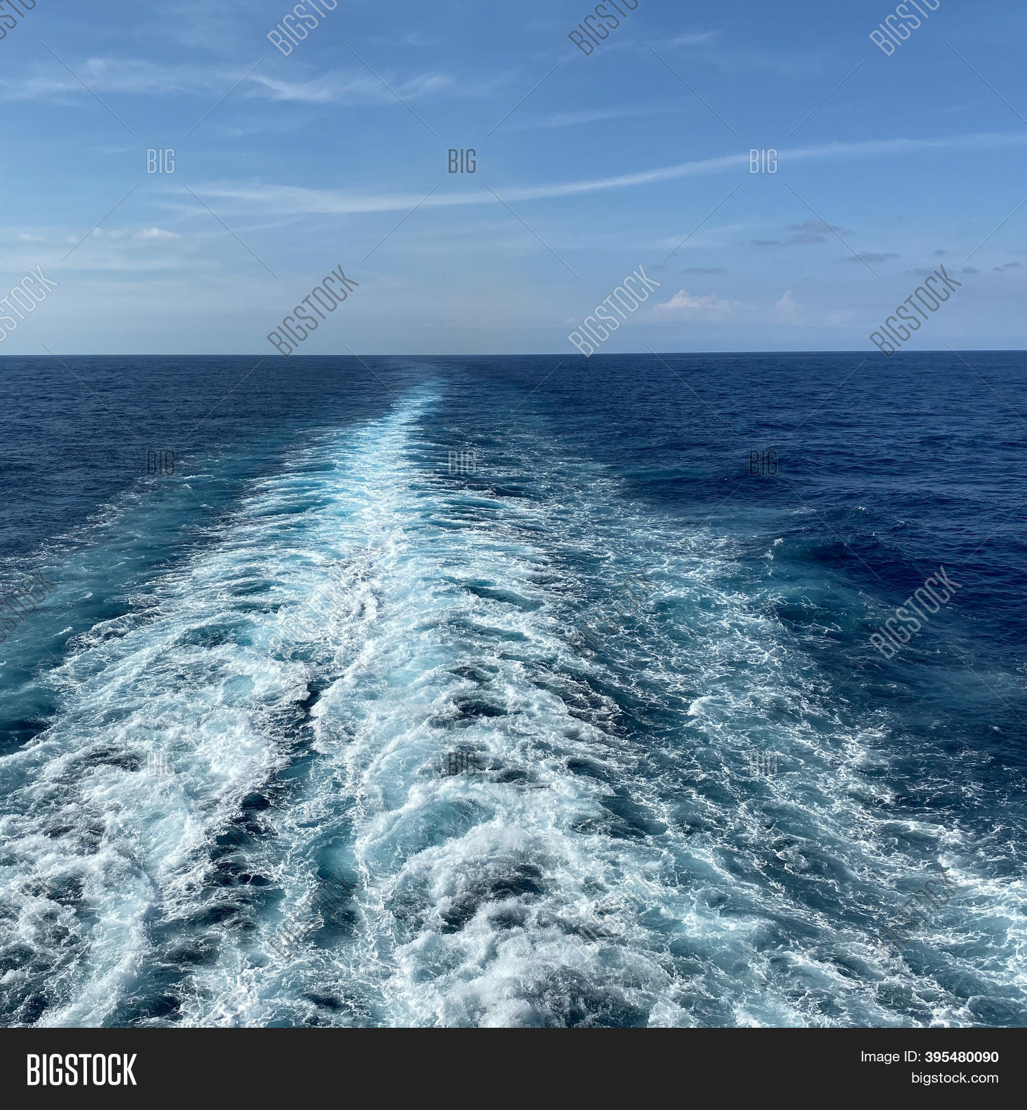 Cruise Ship Wake On Image & Photo (Free Trial) | Bigstock