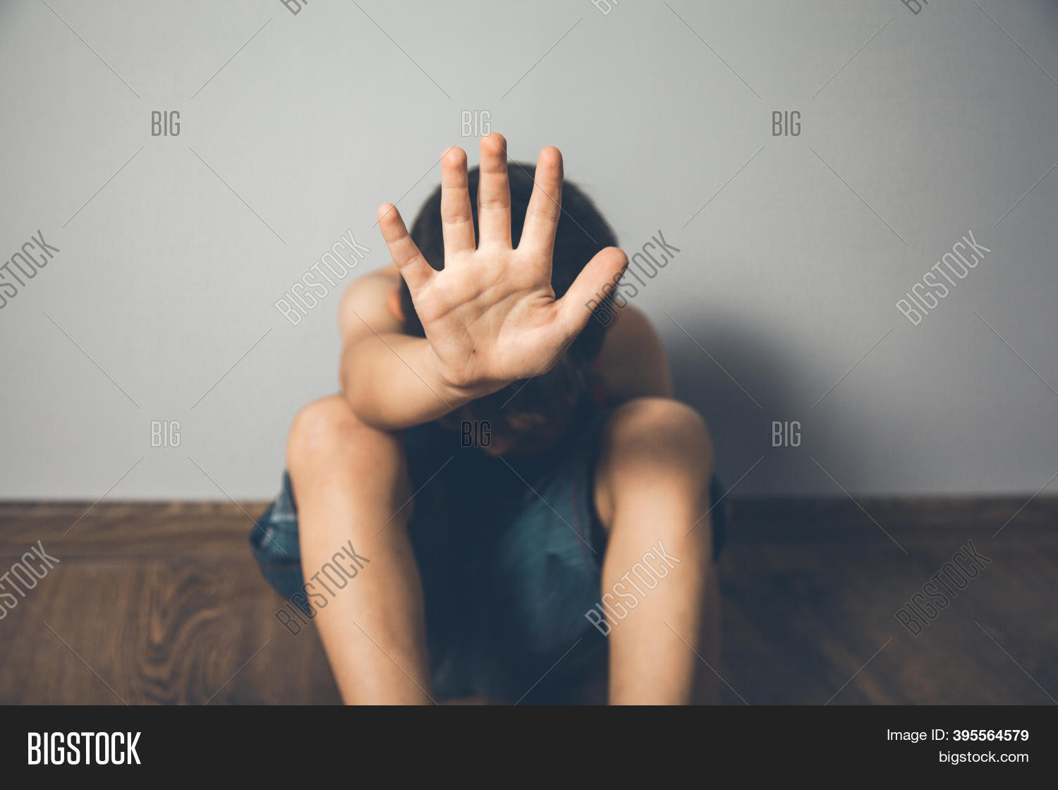 Sad Boy Hand Stop Sign Image & Photo (Free Trial) | Bigstock