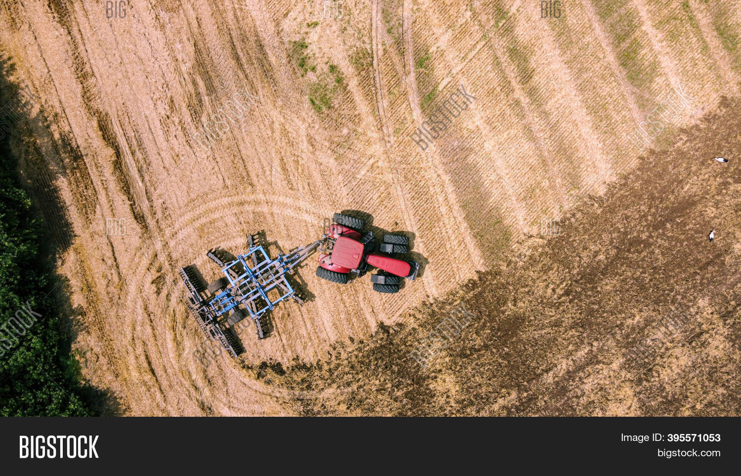 Aerial View Tractor Image & Photo (Free Trial) | Bigstock