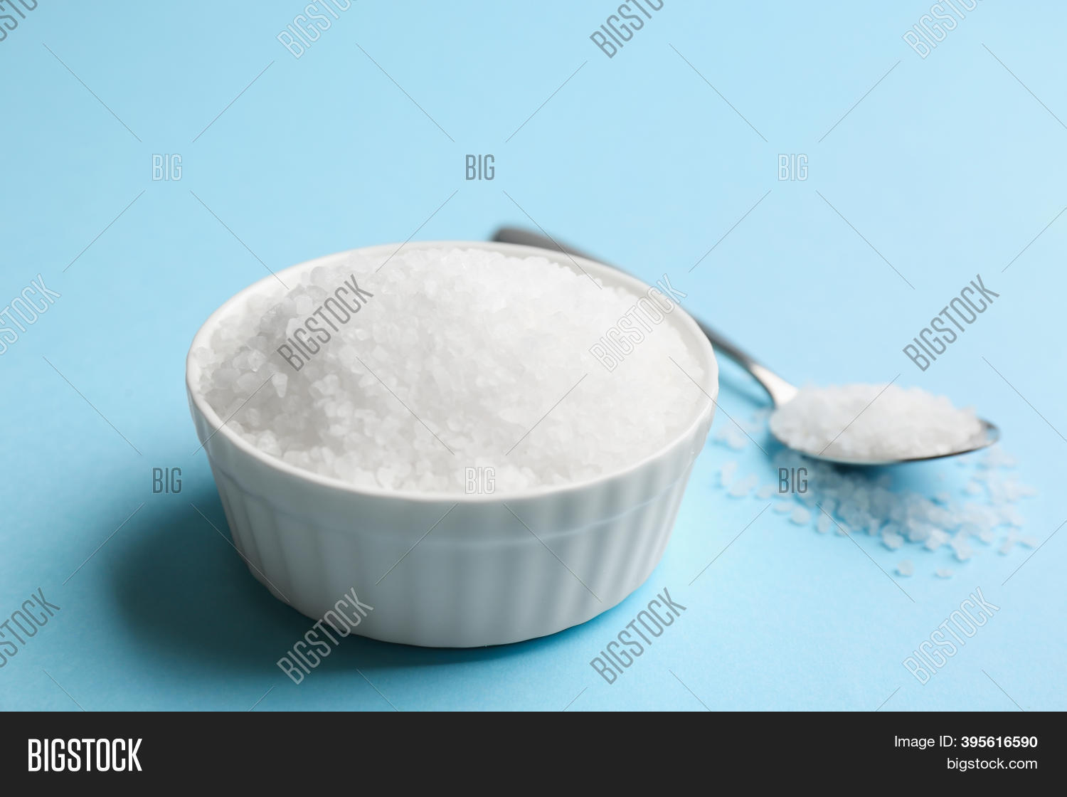 Bowl Spoon Salt On Image & Photo (Free Trial) | Bigstock