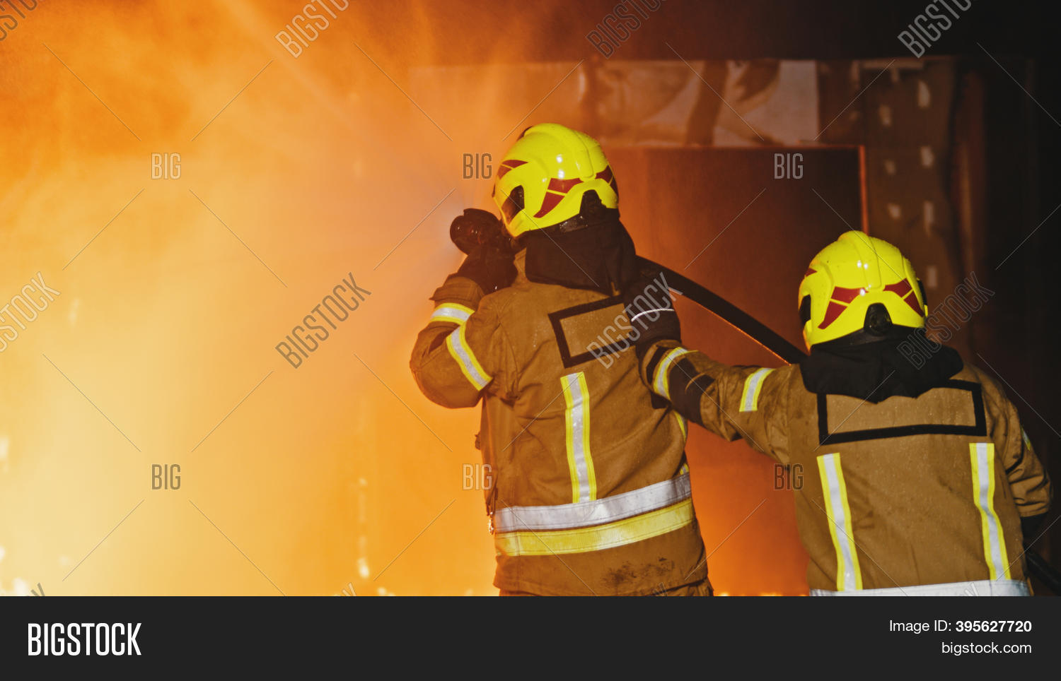Firemen Extinguish Image & Photo (Free Trial) | Bigstock