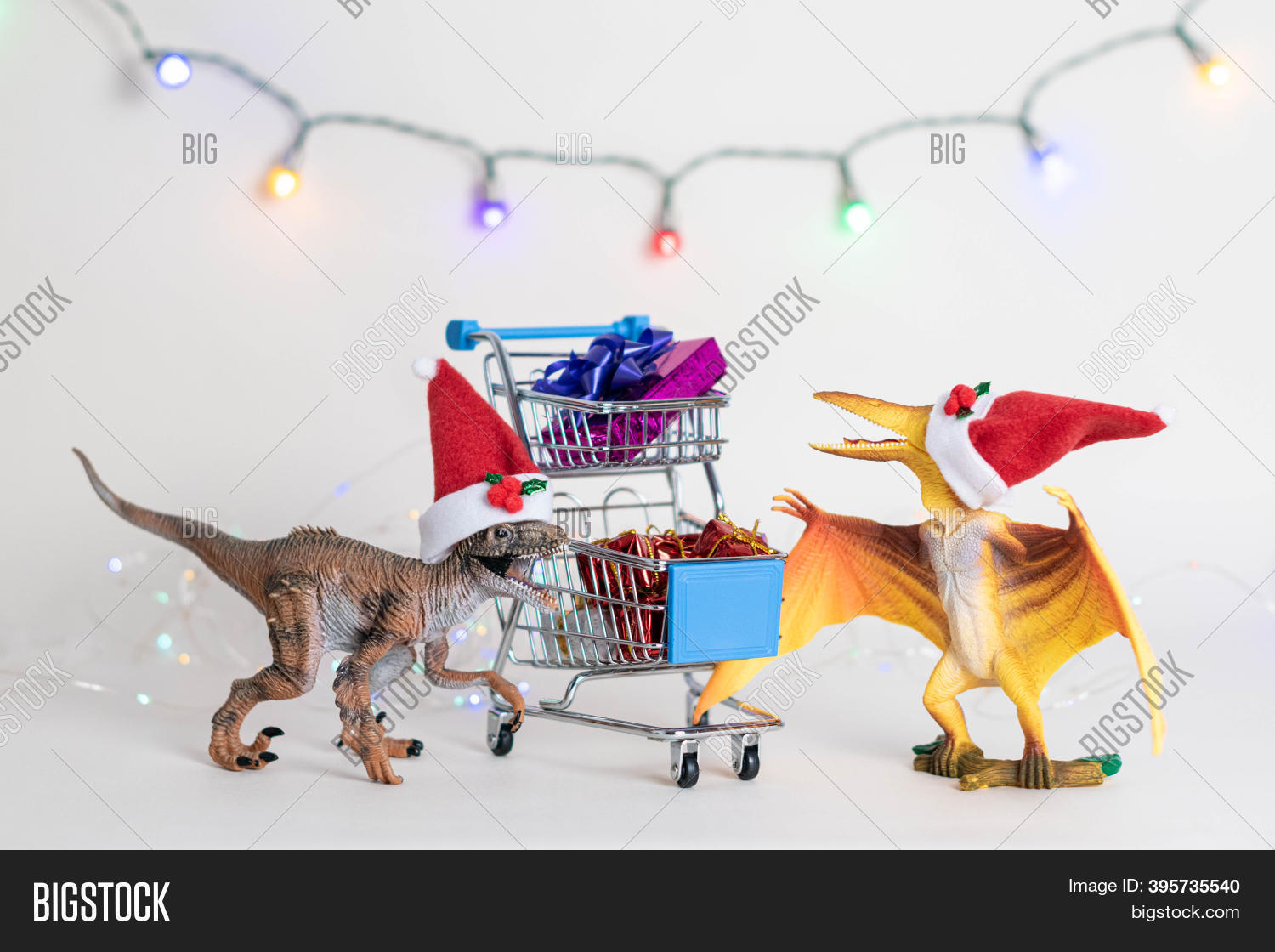 Toy Dinosaurs Santa Image & Photo (Free Trial) | Bigstock
