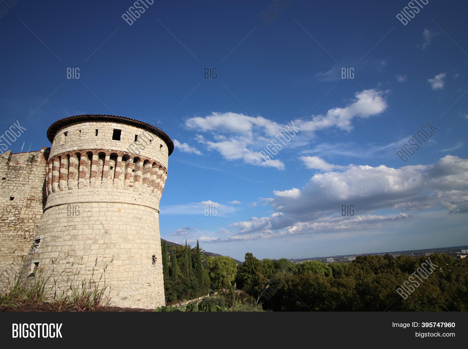 Stone Wall Merlons Image & Photo (Free Trial) | Bigstock