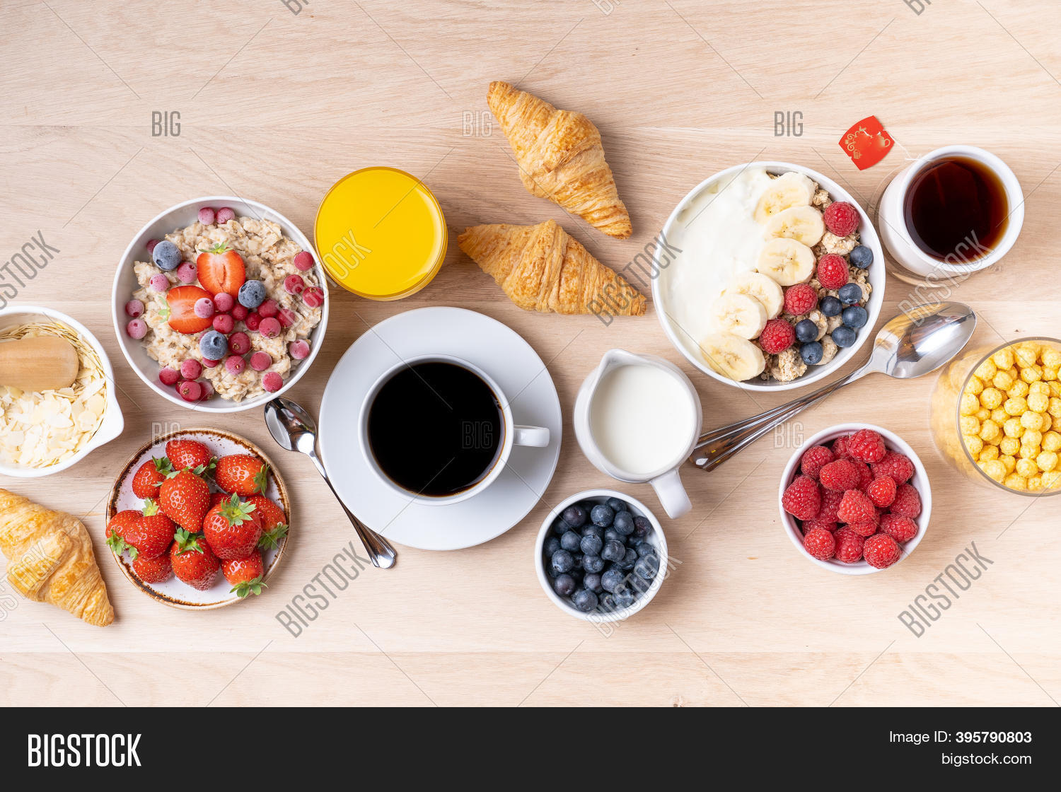 Healthy Breakfast Set Image & Photo (Free Trial) | Bigstock