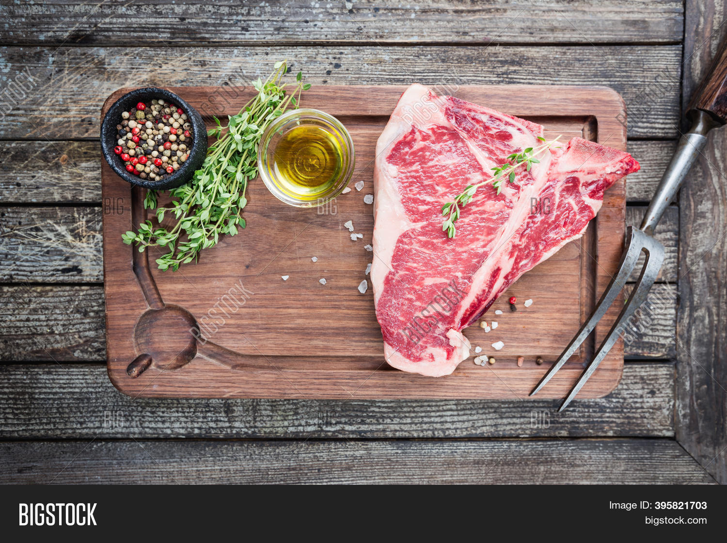 Raw T-bone Steak Fresh Image & Photo (Free Trial) | Bigstock
