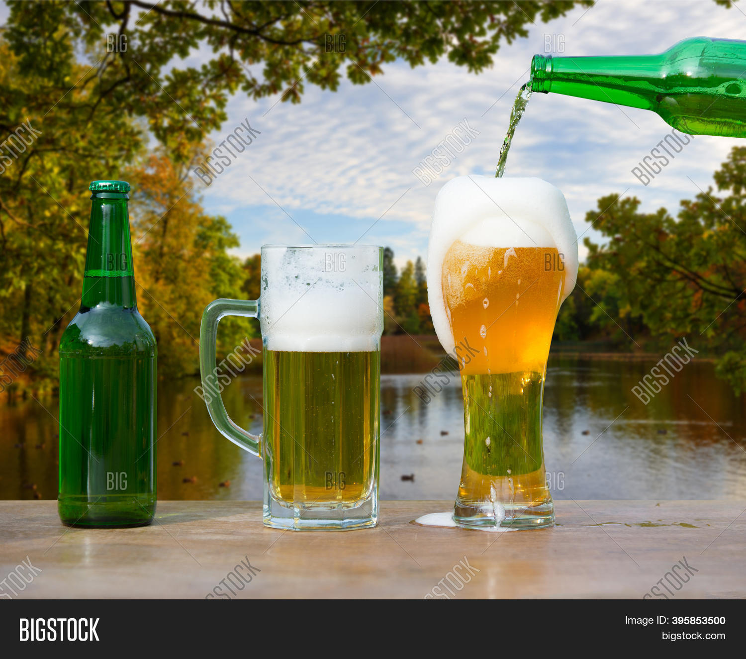 Pouring Glass Beer Image & Photo (Free Trial) | Bigstock