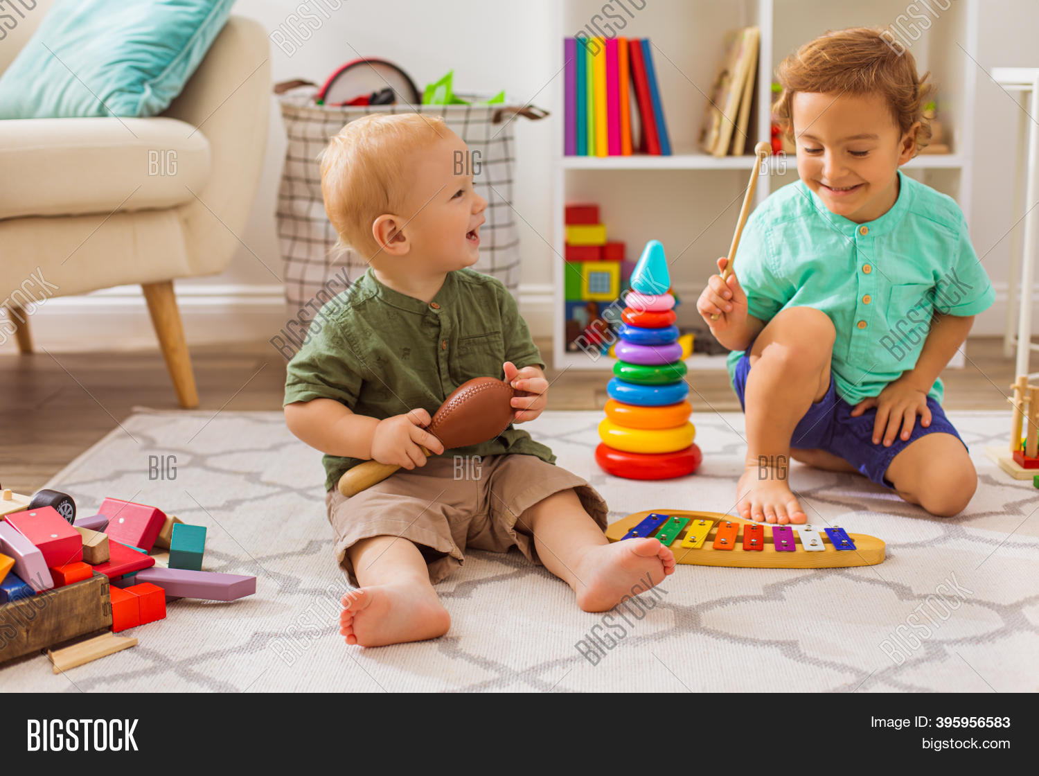 Little Boys Play Image & Photo (Free Trial) | Bigstock