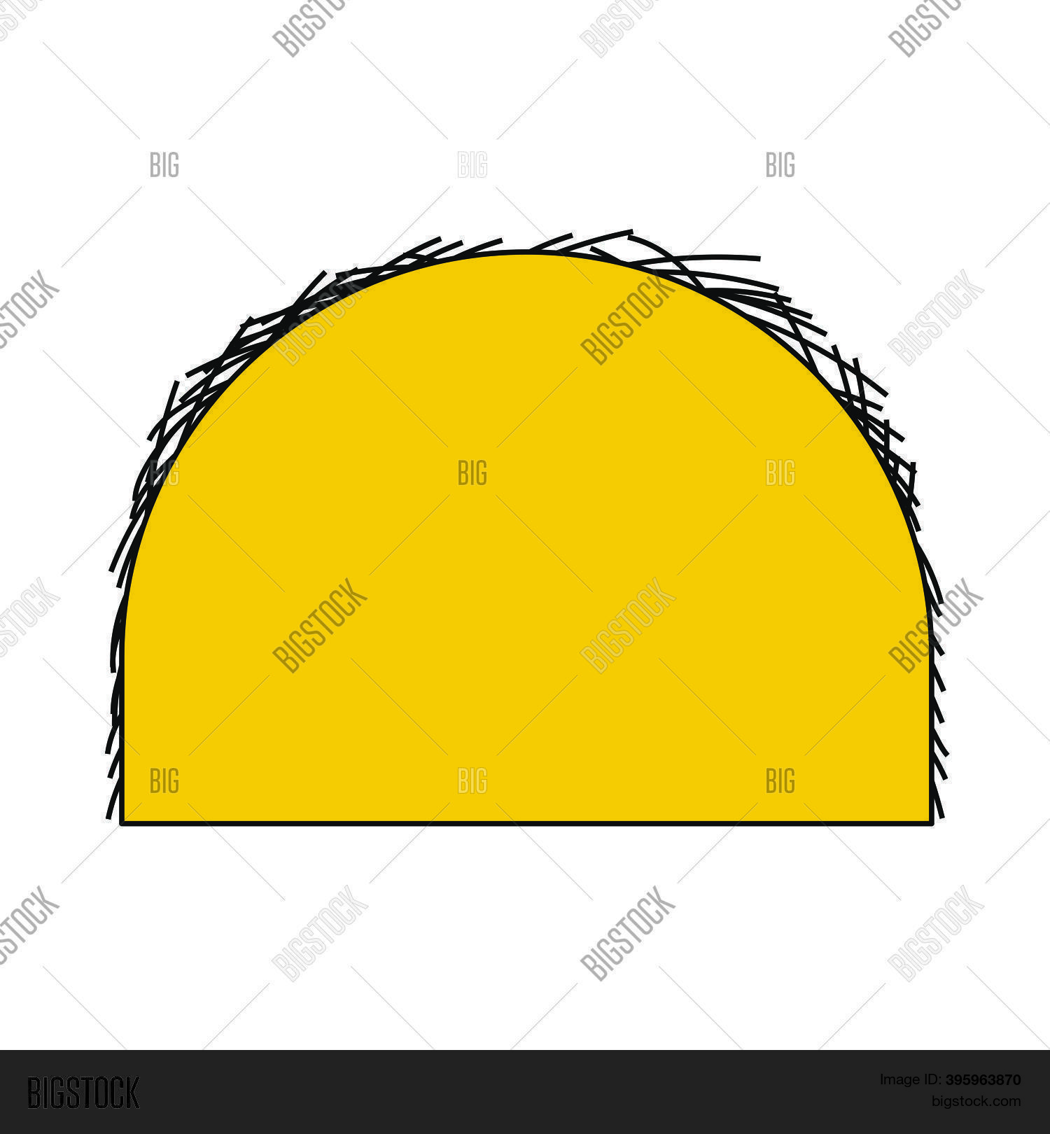 Hay Stack Icon. Vector & Photo (Free Trial) | Bigstock