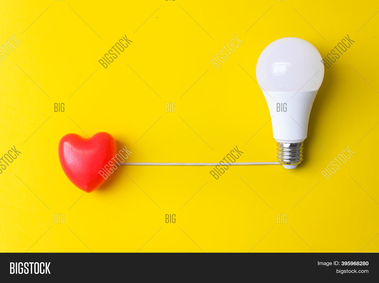 Red Heart Led Light Image & Photo (Free Trial) | Bigstock