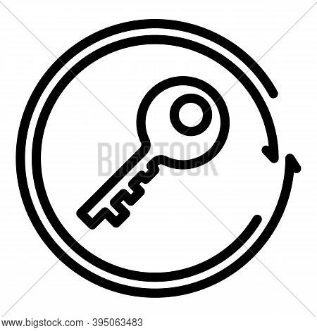 Circle Key Icon. Vector & Photo (Free Trial) | Bigstock