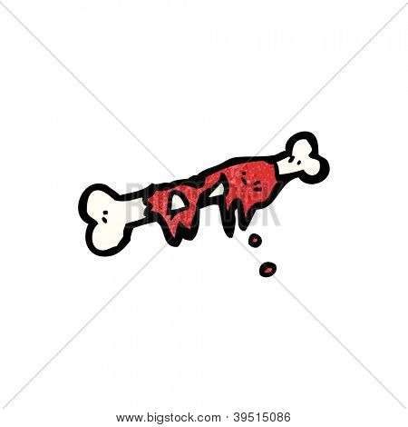 Cartoon Meat On Bone Vector & Photo (Free Trial) | Bigstock