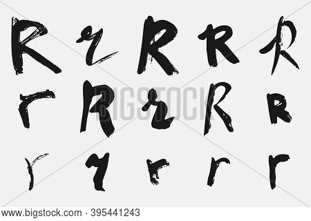 Letter R Written By Vector & Photo (Free Trial) | Bigstock