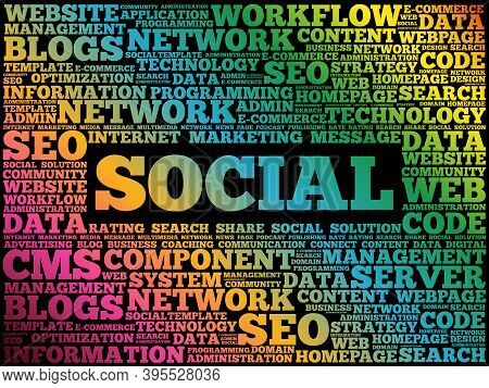 Social Word Cloud Image & Photo (Free Trial) | Bigstock