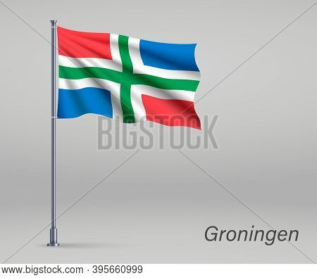 Waving Flag Groningen Vector & Photo (Free Trial) | Bigstock