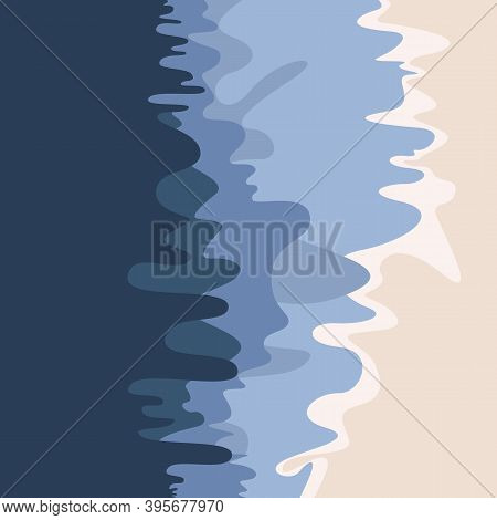 Sea Beach Top View. Vector & Photo (Free Trial) | Bigstock