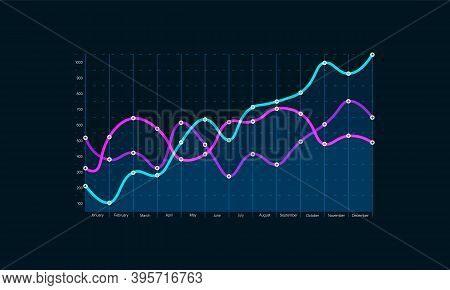 Graphs Diagrams Set On Image & Photo (Free Trial) | Bigstock