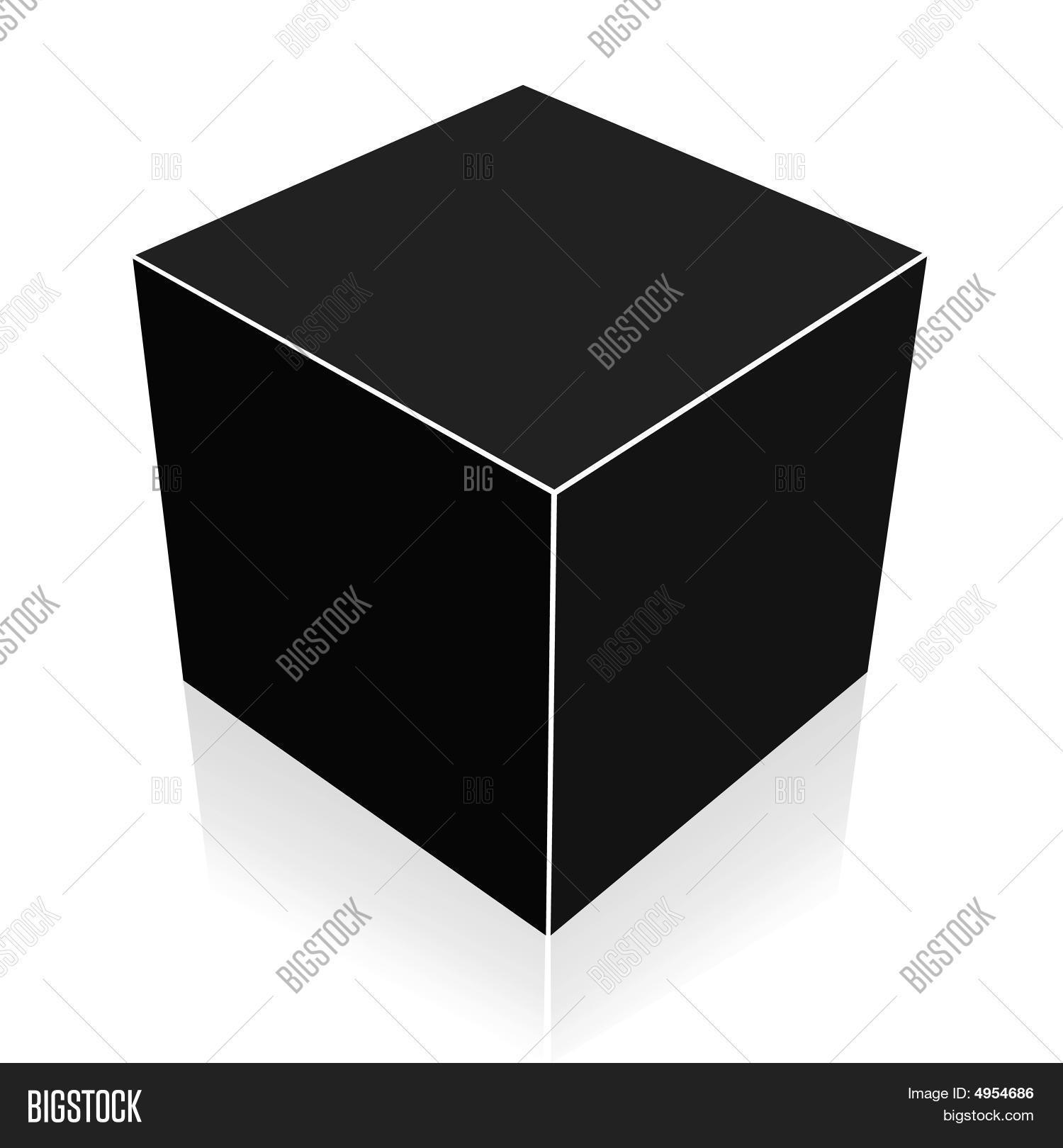 Black Cube Vector & Photo (Free Trial) | Bigstock