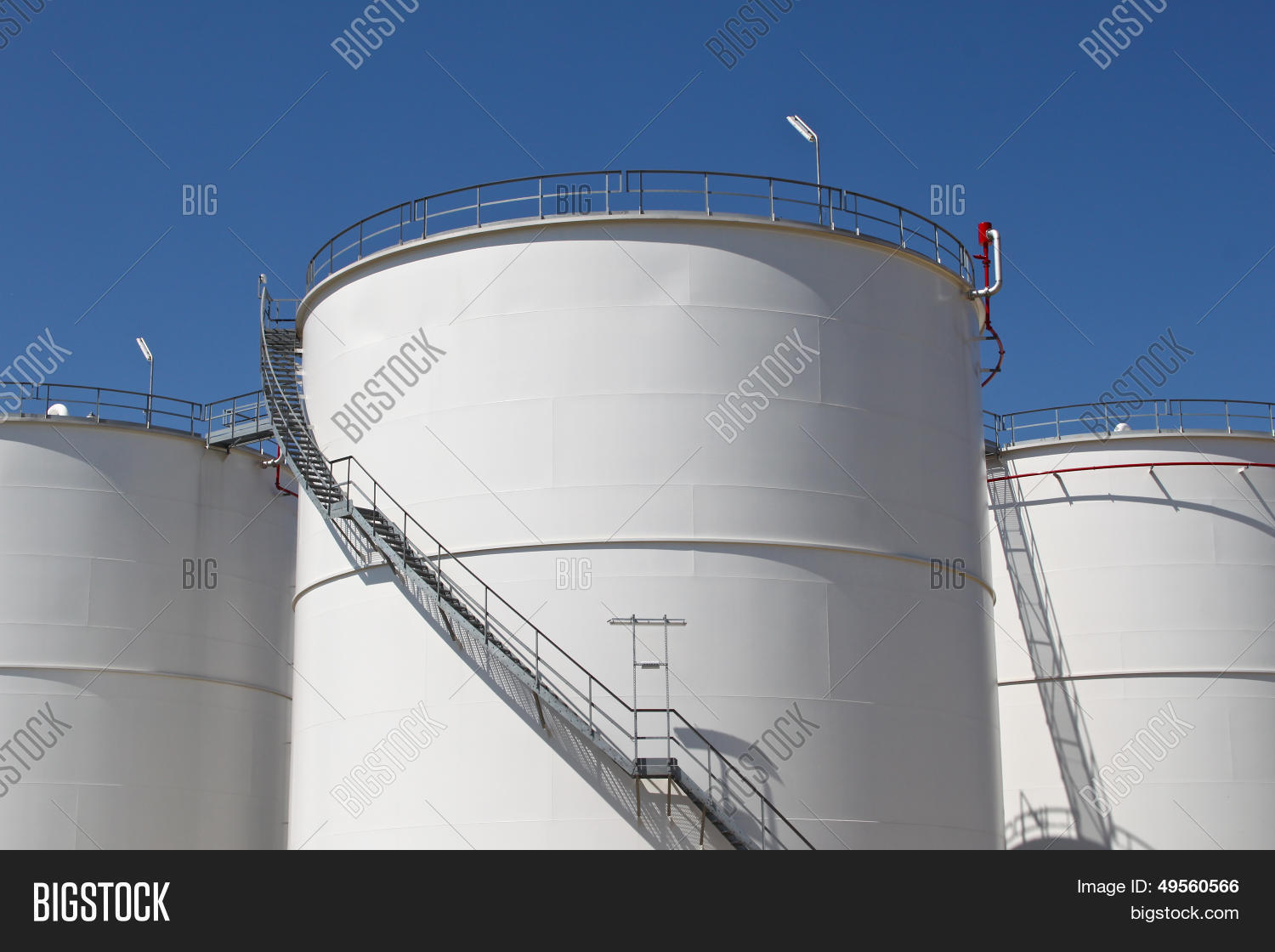 Oil Refinery Tanks Image & Photo (Free Trial) | Bigstock