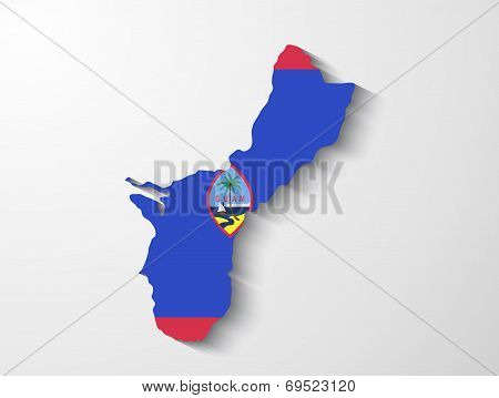 Guam Country Map Vector & Photo (Free Trial) | Bigstock