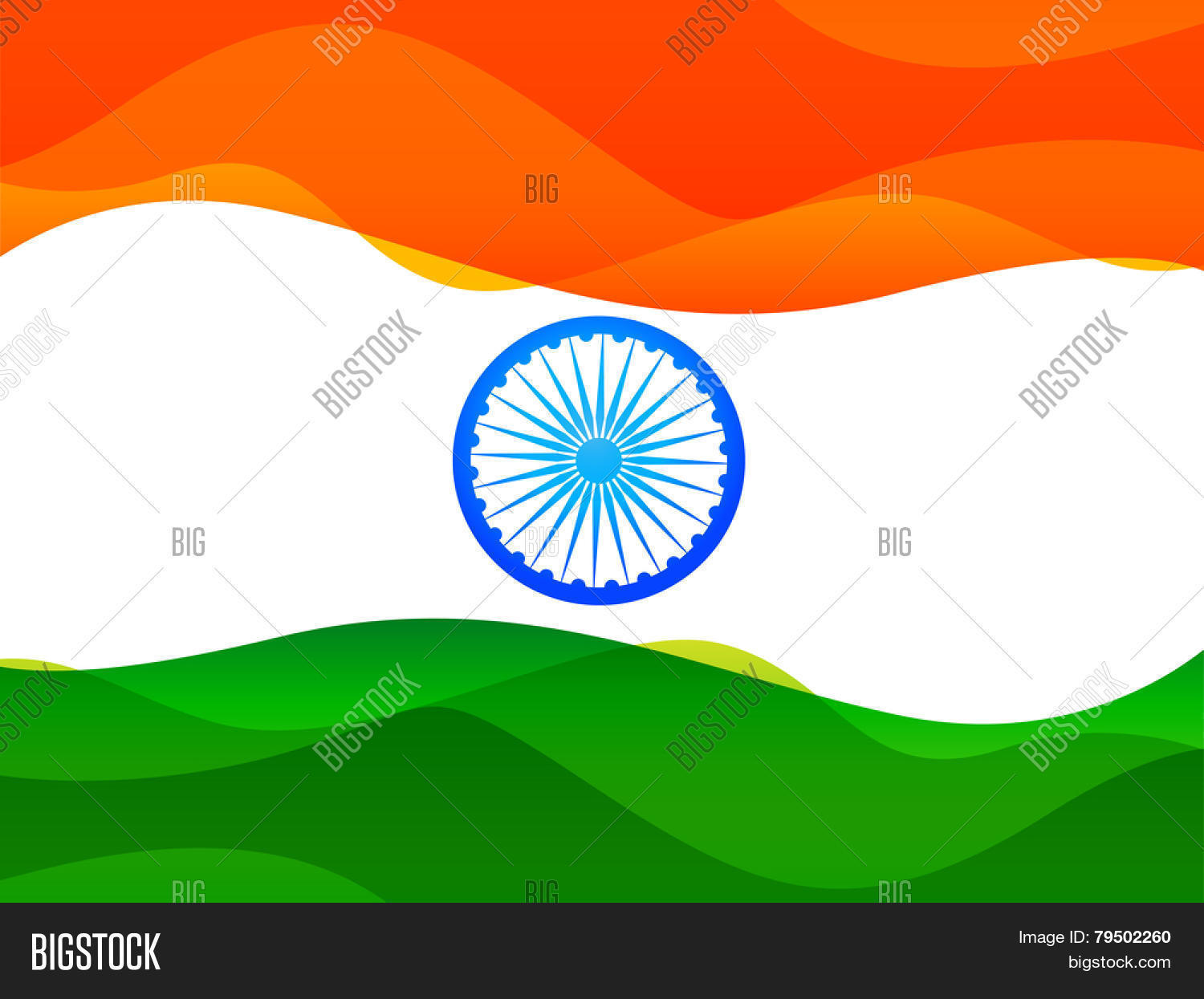 Vector Indian Flag Vector & Photo (Free Trial) | Bigstock