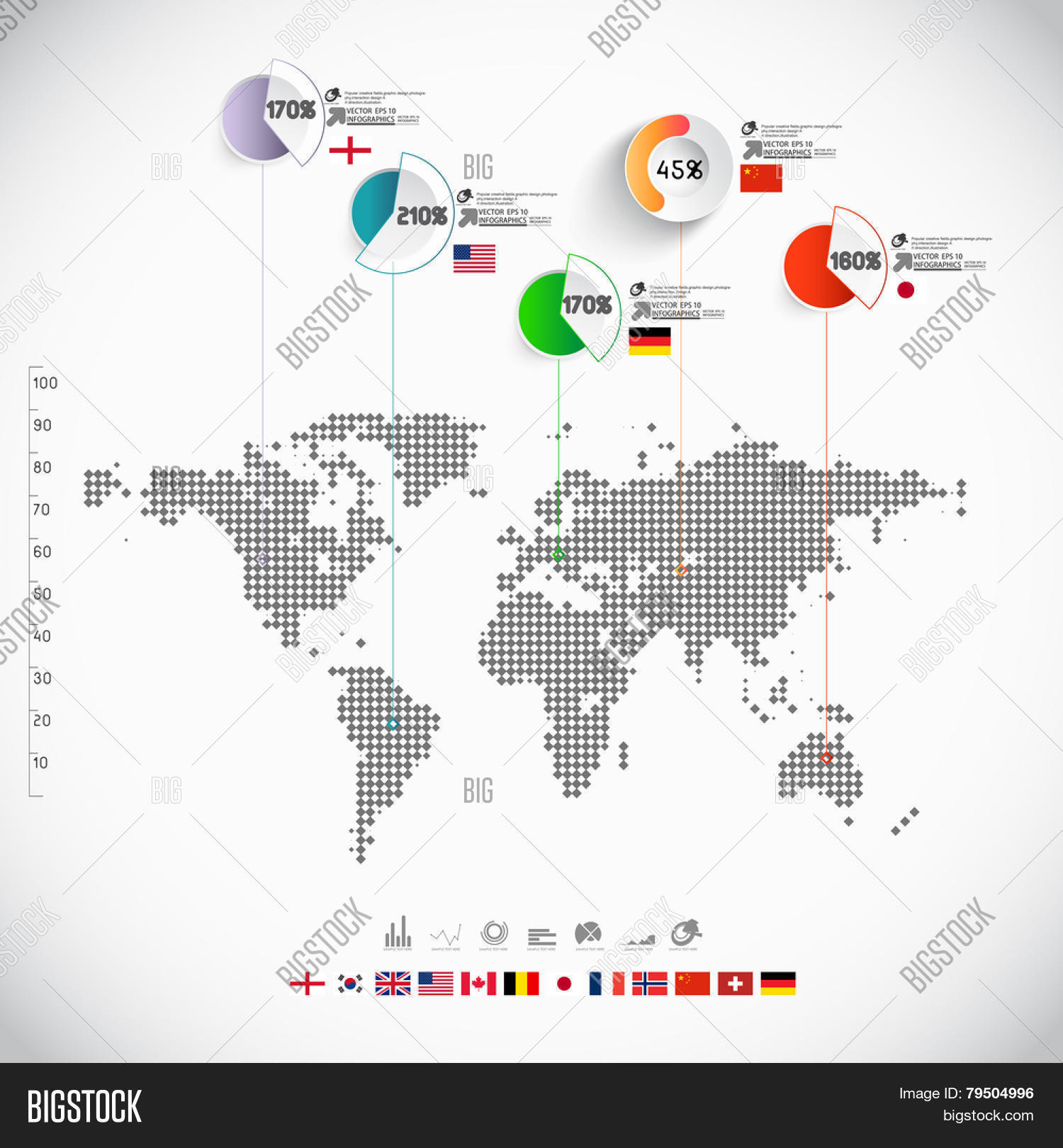Light World Map Vector & Photo (Free Trial) | Bigstock