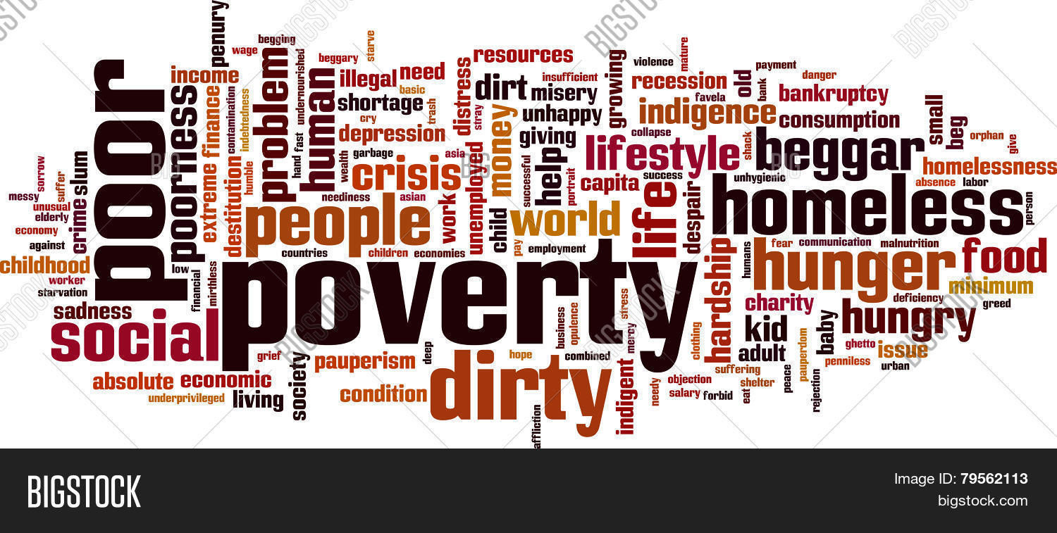 Poverty Word Cloud Vector & Photo (Free Trial) | Bigstock