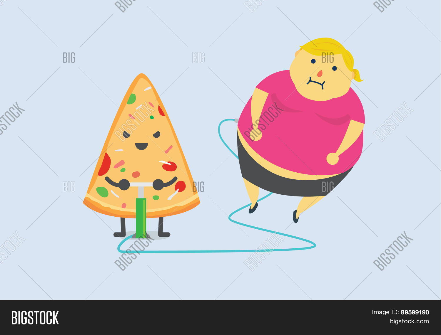 Pizza Made You Fat Vector & Photo (Free Trial) | Bigstock