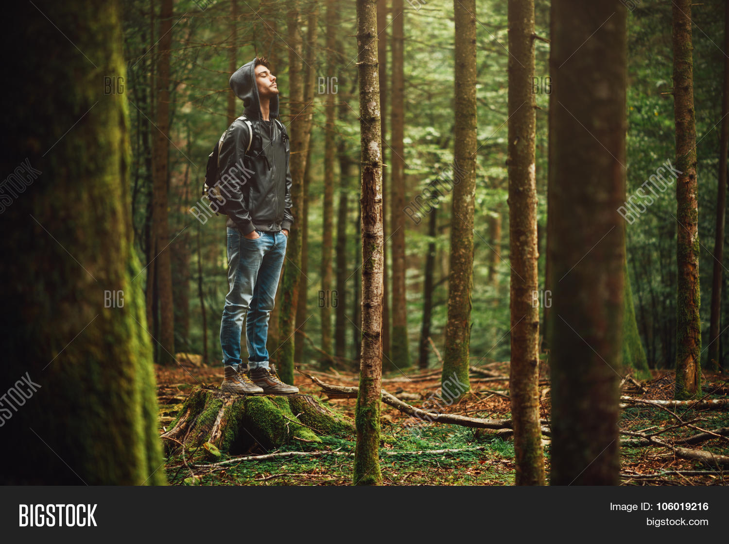 Hooded Man Posing Image & Photo (Free Trial) | Bigstock
