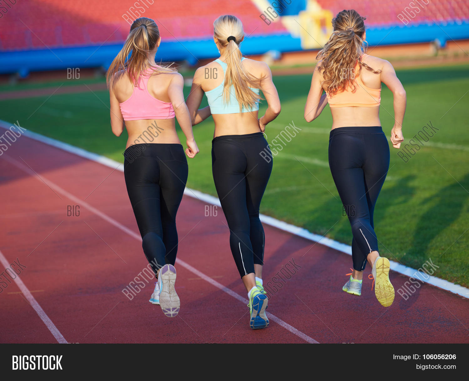 Athlete Woman Group Image & Photo (Free Trial) | Bigstock